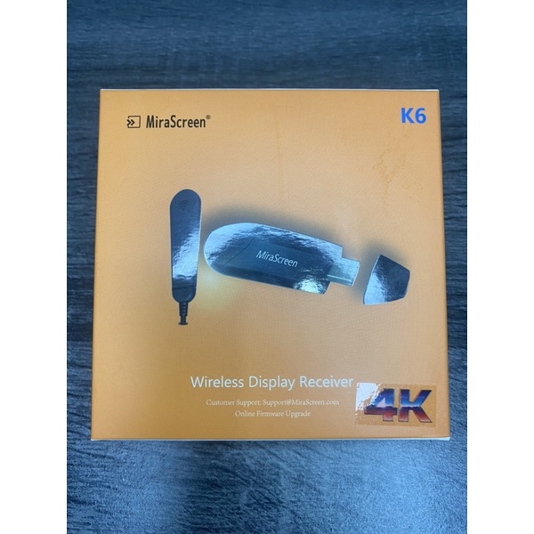 K6 Mirascreen 4K Wireless Screen Sharing Display Dongle TV Cast Phone ...
