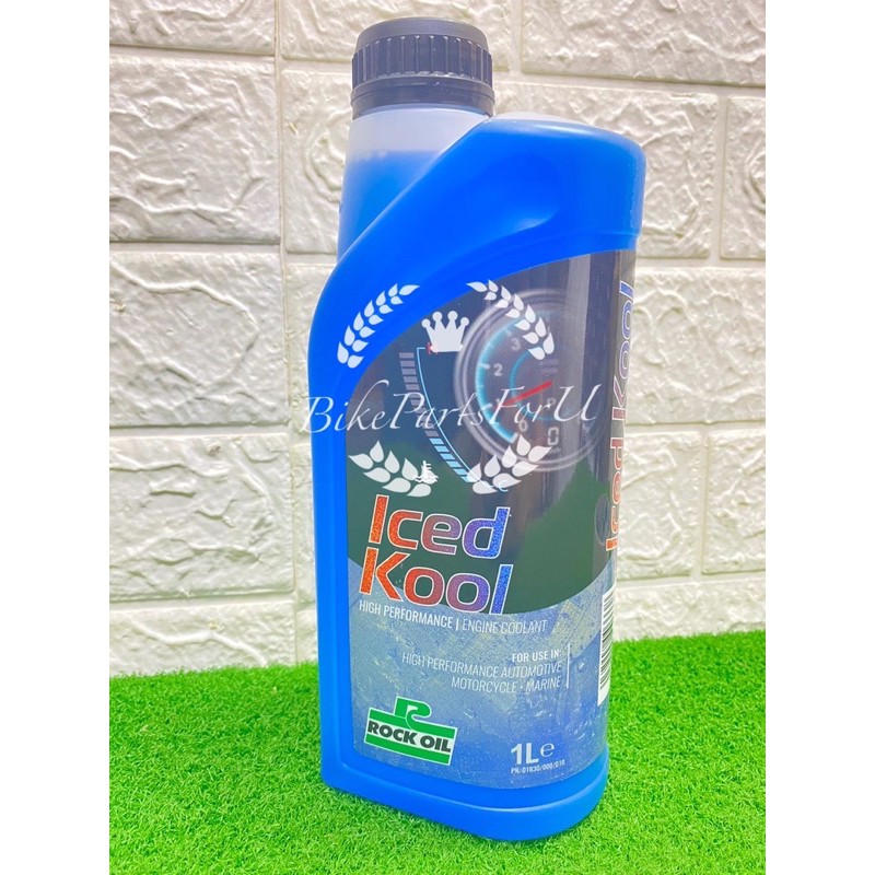 ROCK OIL RADIATOR COOLANT FOR MOTORCYCLE (ICED KOOL) MADE IN BRITAIN 1L ...