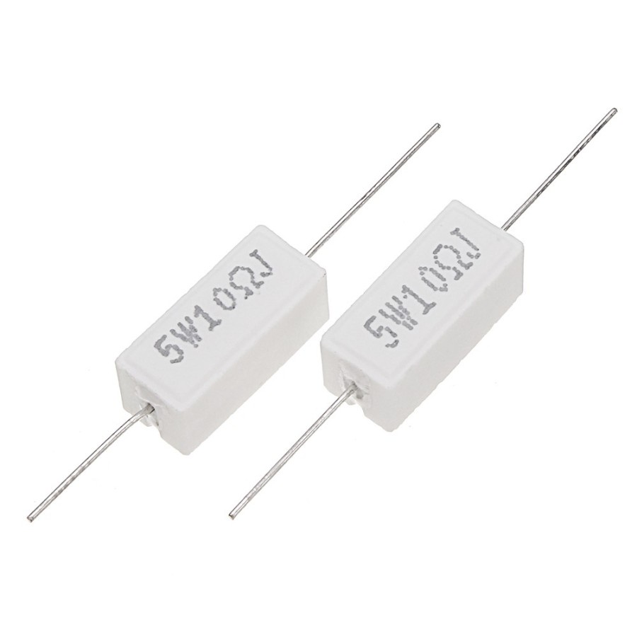 Resistor 5Watt - 3 3,3 3R3 5R6 10R - 5,6 10 27 47 68 Ohm 5 Watt ...