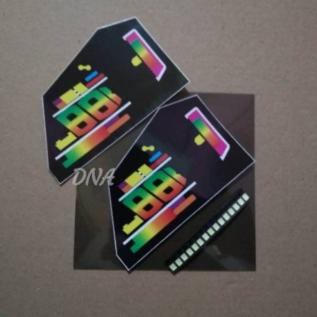 Bajaj PULSAR NS 200 / 200 NS Lcd Speedometer Sticker Package Meter ...
