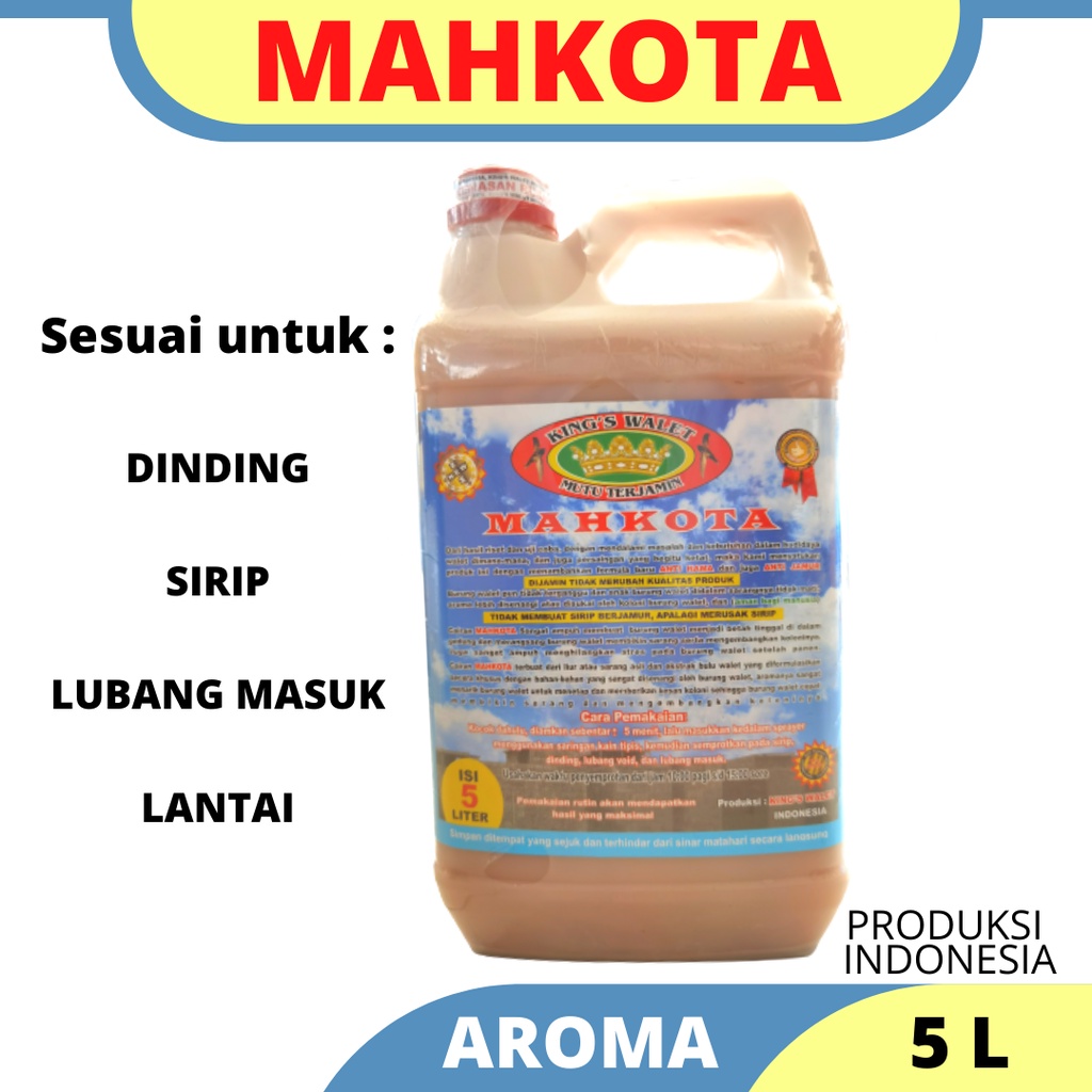 King’s Walet Mahkota Indonesia 5L Cecair Hormone Aroma Rumah Burung ...