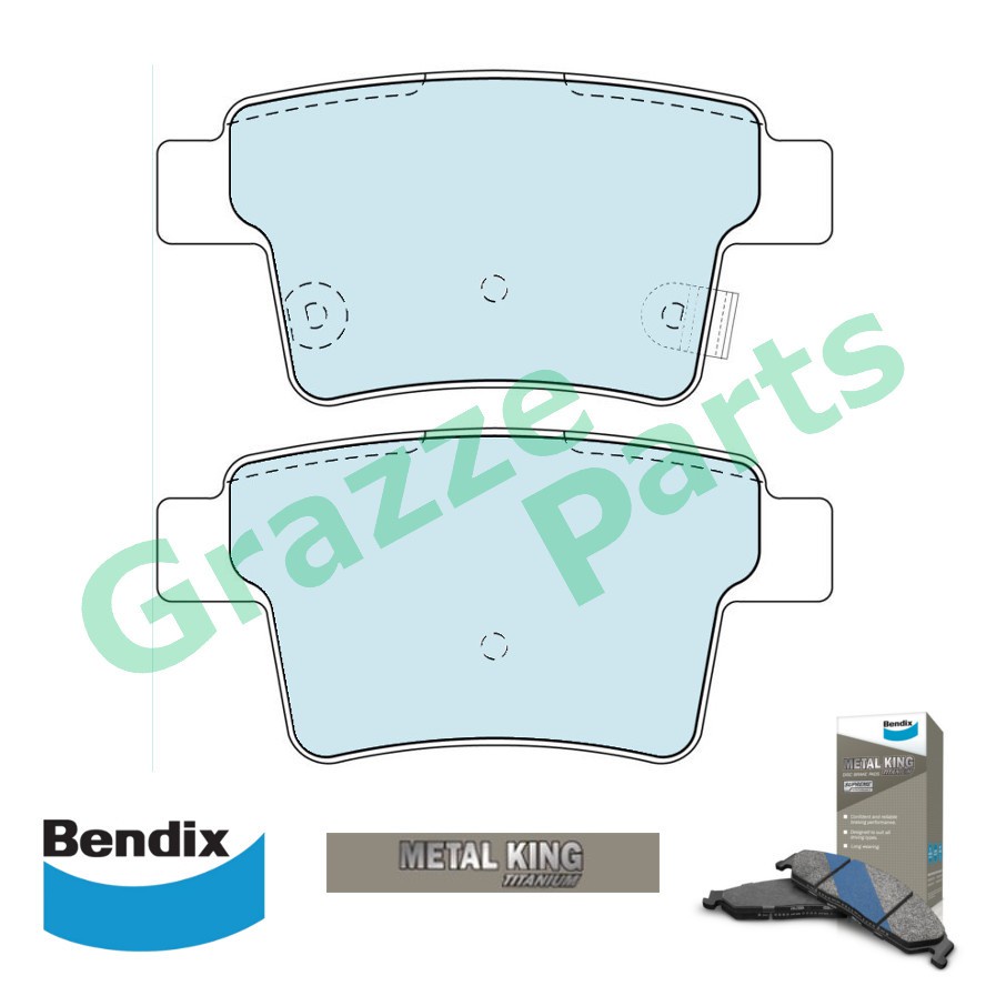 Bendix Metal King Brake Pad Rear DB1713 - Proton Gen 2 Persona Satria ...