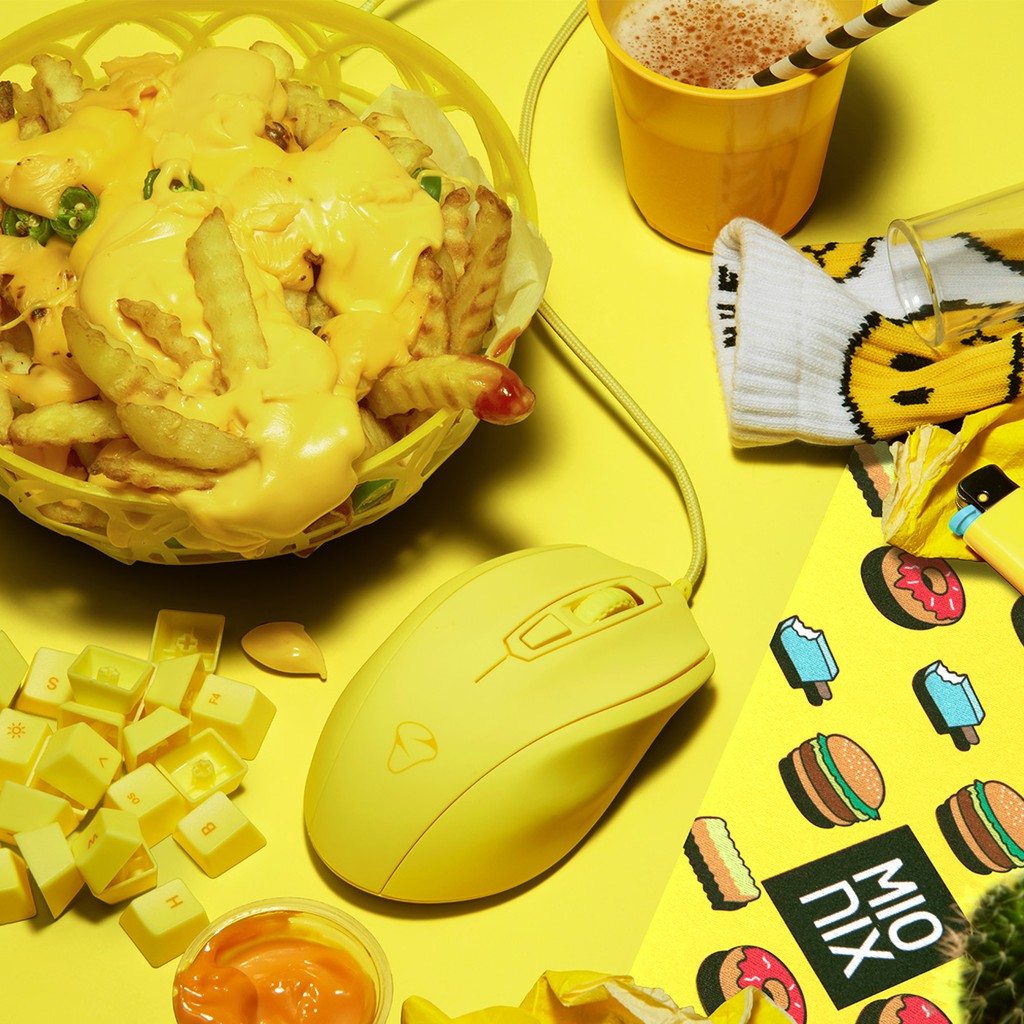 Mionix - Castor Optical Gaming Mouse French Fries | Shopee Malaysia
