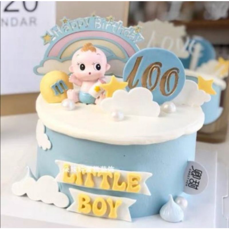 [READY STOCK] CUTE BABY CAKE TOPPER 可愛小王子，小公主 | Shopee Malaysia