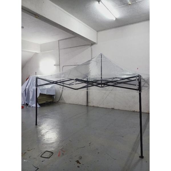 10x10 khemah lipat heavy duty canvas transparent(Ready stock) | Shopee ...