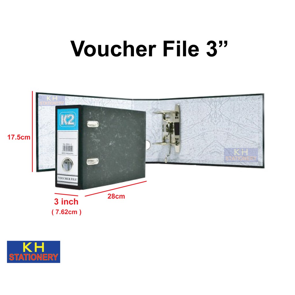 K2 Voucher File 3" / Lever Arch File 3" 8994-V | Shopee Malaysia