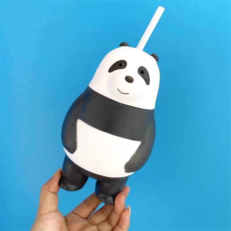 We Bare Bears Grizzly Panda Ice Bear topper cup tumbler merchandise ...