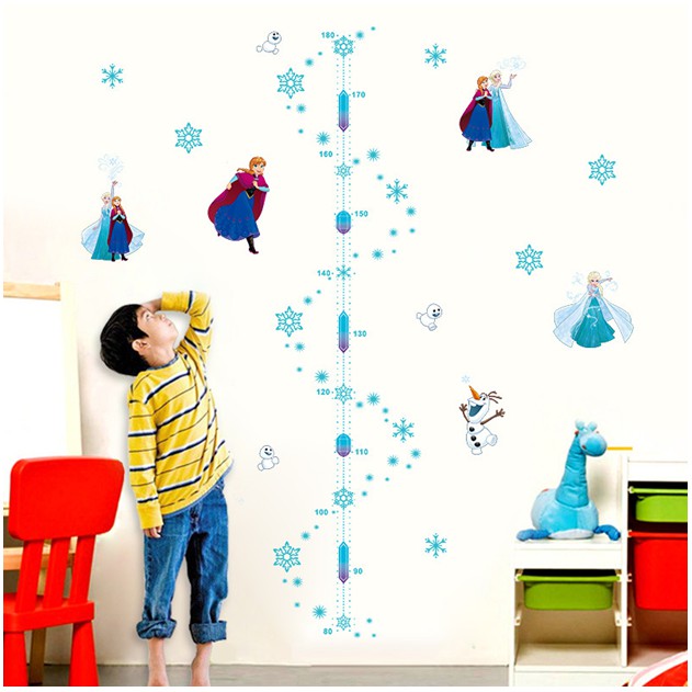 HO238 Wall Sticker FROZEN OLAF Kids Height Chart Growth Chart ...