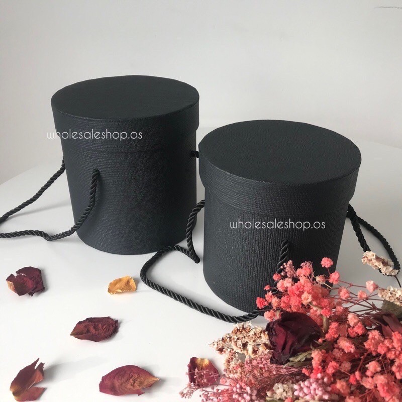 READY.S⚡️13cm/15cm BIGGER Flower Box Round Flower Box Round Box Gift Box Kotak Bunga Florist ...