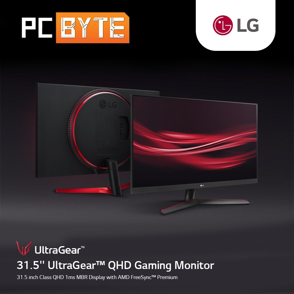 LG UltraGear 32GN600 VA 165Hz 1ms QHD Gaming Monitor (32") | Shopee ...