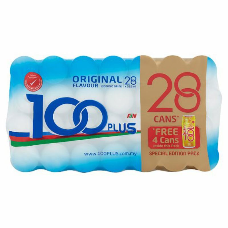 325ml 100 plus cans (28's) | Shopee Malaysia