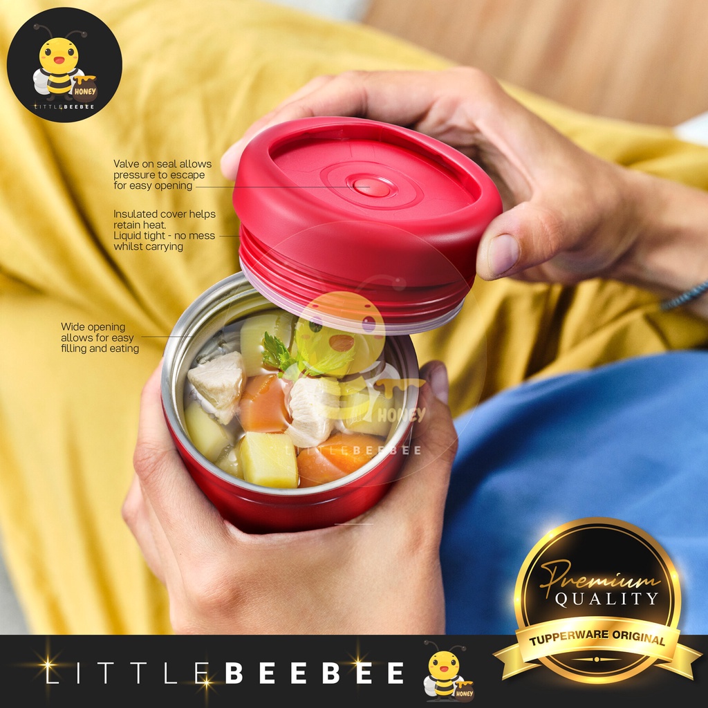 Tupperware Stacking Thermal Flask Set 350ml / Stacking Thermal Flask ...