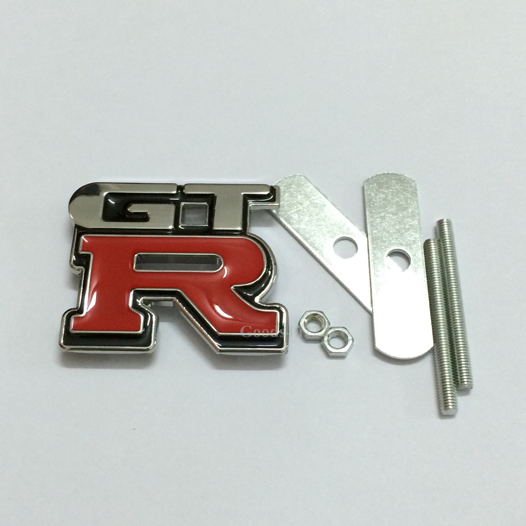 1Piece Auto 3D Metal Front Grill Badge Emblem GTR Car Hood Grille ...