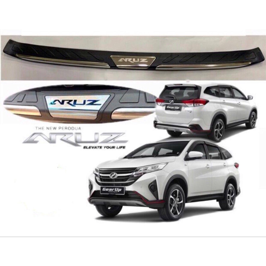 Perodua Aruz Alza Myvi Axia Proton X70 Abs Rear Bumper Guard Protector ...