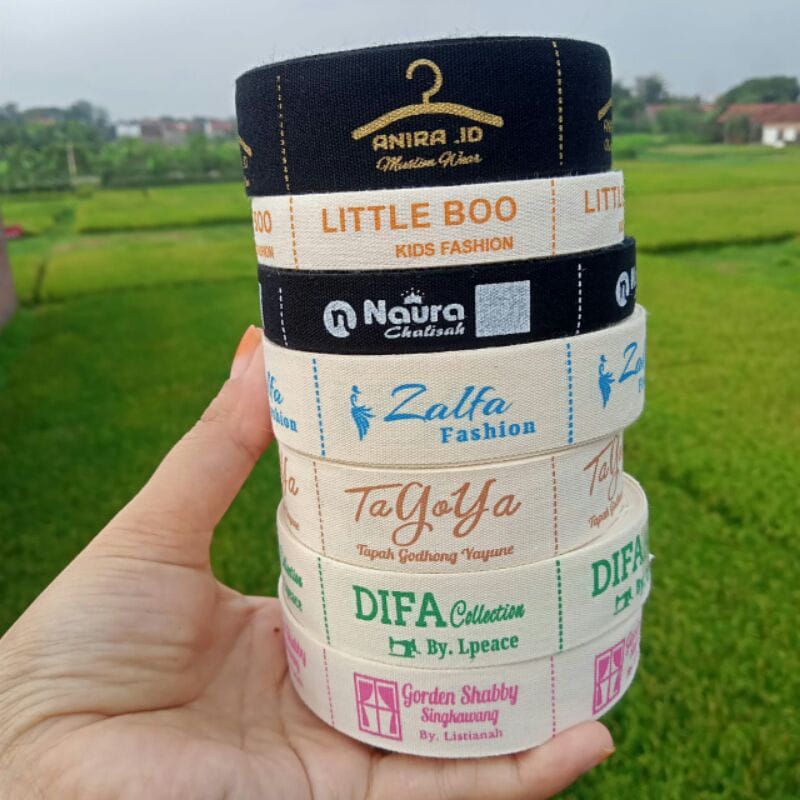 Clothes Labels/HIJAB Labels/HIJAB Labels/ WOVEN Replacement Labels ...