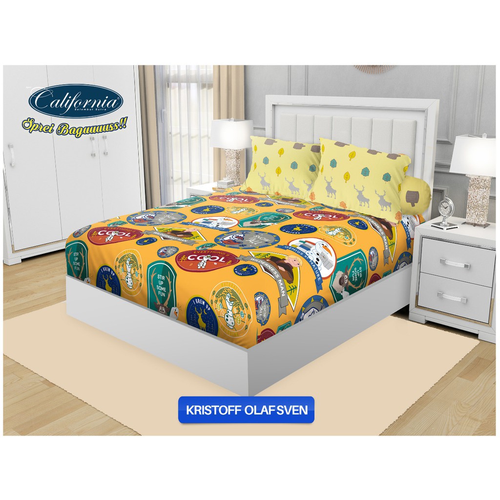 California Kristoff Olaf Sven Bed Linen 160x200 | Shopee Malaysia