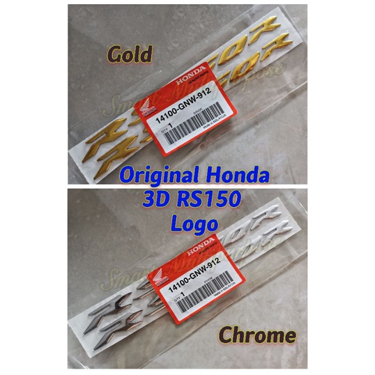 Original Honda 3D RS150 RS150R Body Set Logo Emblem | Shopee Malaysia