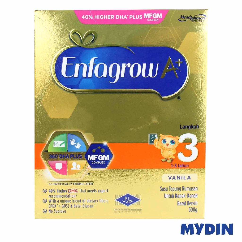 Enfagrow A+ Step 3 (600g) - [Vanilla / Honey] | Shopee Malaysia