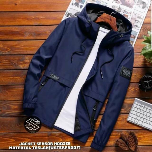 Bomber Hoodie Jacket Waterproof Jacket Outdoor Jacket Parachute Jacket ...
