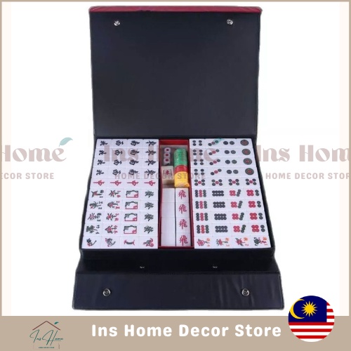 (Inshome) MAHJONG 3人麻将 LAMI A1 Size RUMMY CINAMI 3/4 PLAYERS MAHJONG4 ...