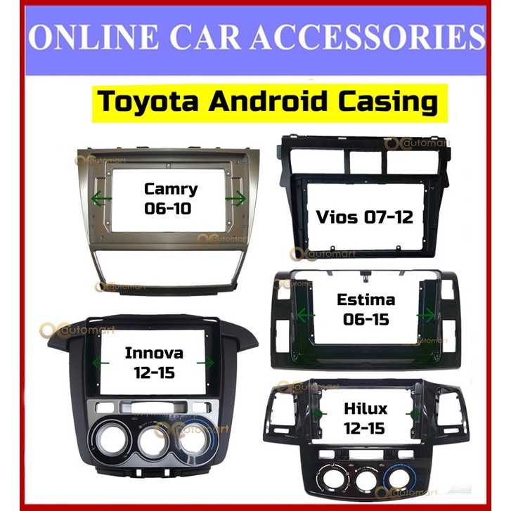 Toyota Android Casing With Plug n Play Socket For Toyota Innova Vios ...
