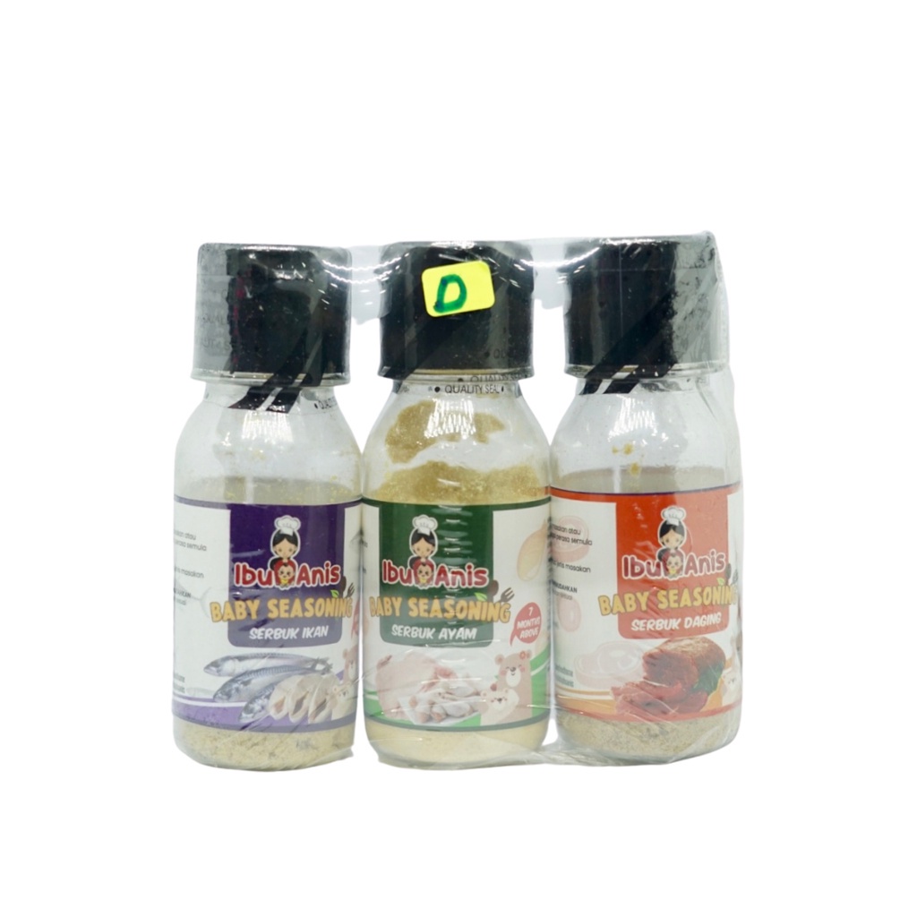 IBU ANIS 3 in 1 Protein Set D (Fish 30g + Chicken 25g + Beef 15g ...