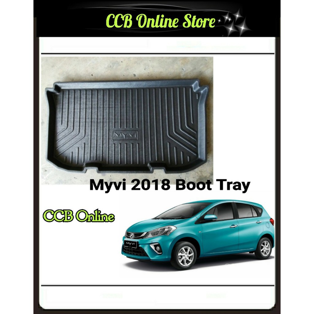 Custom Fit Original ABS Non Slip Rear Trunk Boot Cargo Tray - Perodua ...