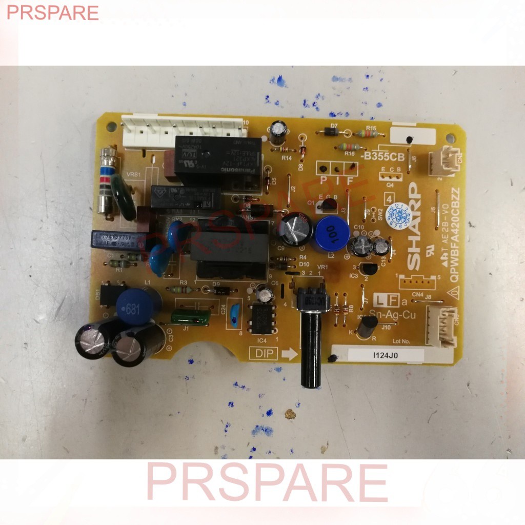 SHARP FRIDGE PCB BOARD B 355 A936 SJ - 272 TSL , SJ 273 , SJ 312 , SJ 353 , SJ 392 SJ 393 SJ 432 ...