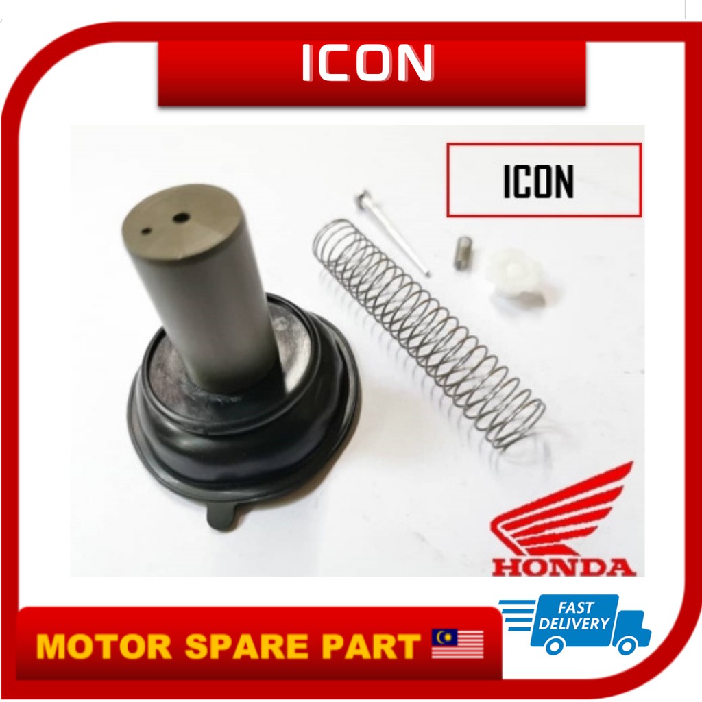 HONDA ICON CLICK CARBURETOR DIAPHRAGM SET ASSY GETAH CARBURETOR HONDA ...