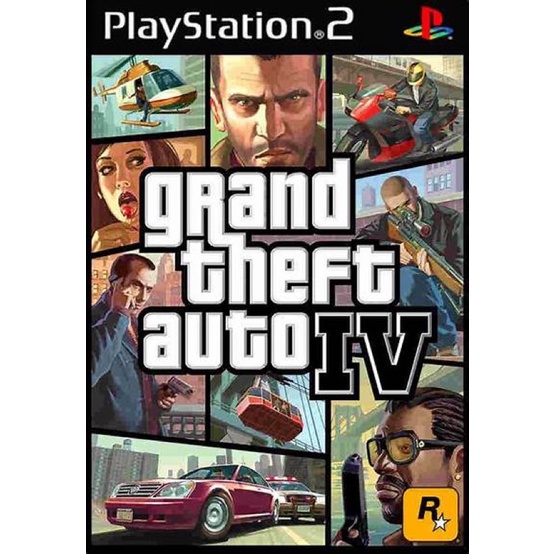 PS2 Game Grand Theft Auto V GTA 4 [Fast Shipping] | Shopee Malaysia