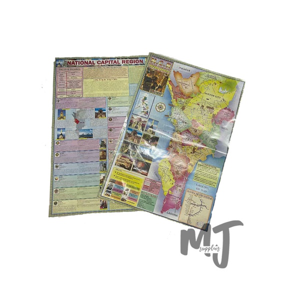 World Map / Asian Map / NCR / Philippine Map (Political/Climate ...