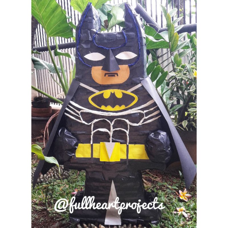 Birthday PINATA, CUSTOM PINATA, 3D BATMAN PINATA, BATMAN PINATA ...