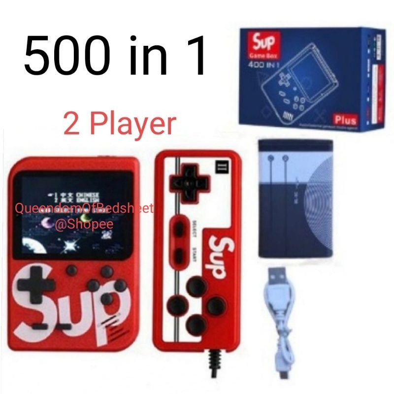 SUP 400 Games Brand Retro Mini Gameboy Game Console Emulator Built-In 1 ...