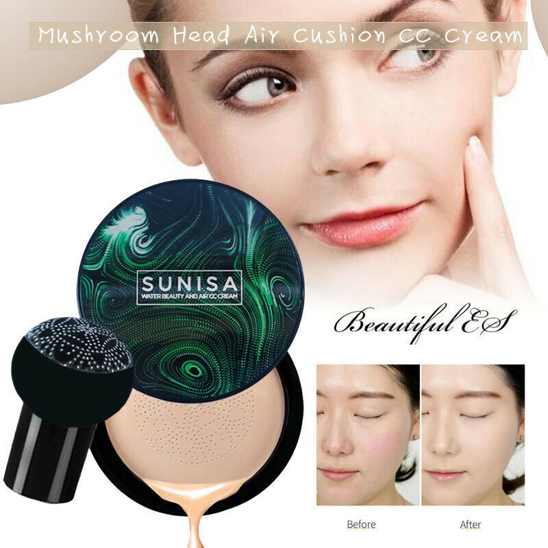 SUNISA mushroom head air cushion bb cream foundation concealer moisturizing oil control lasting ...