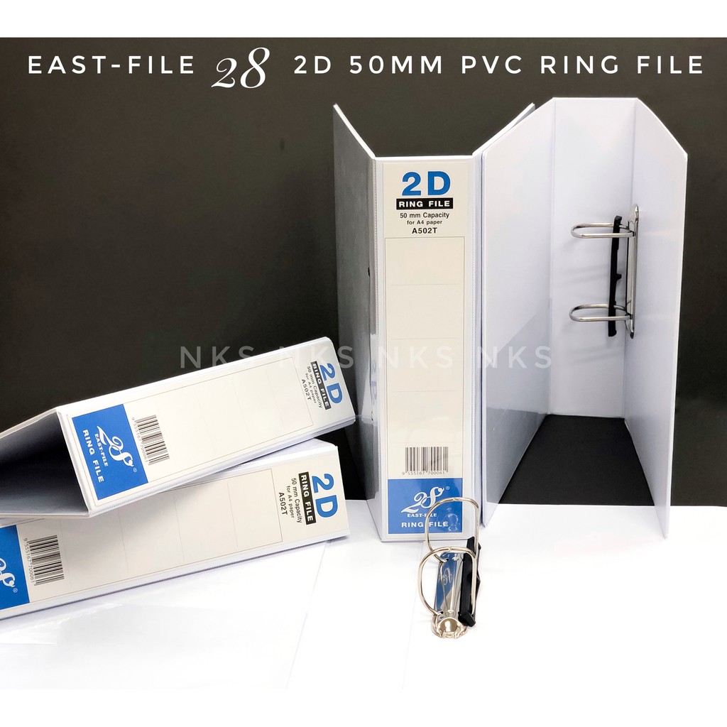 EAST-FILE '28' A4 PVC 2D/3D 50MM RING FILE (A502T) | Shopee Malaysia