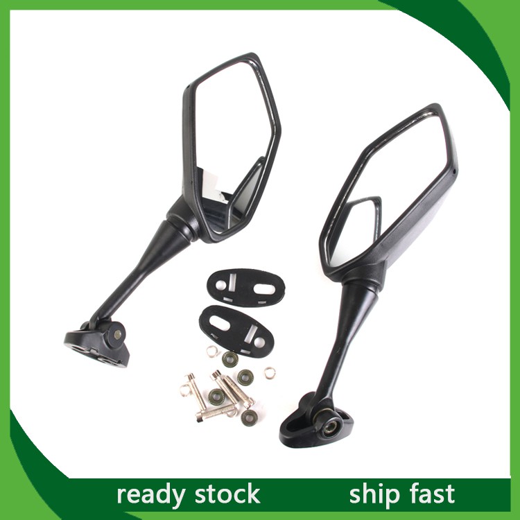 1 Pair Universal Motorcycle Motorbike Motor Side Mirror for | Shopee ...