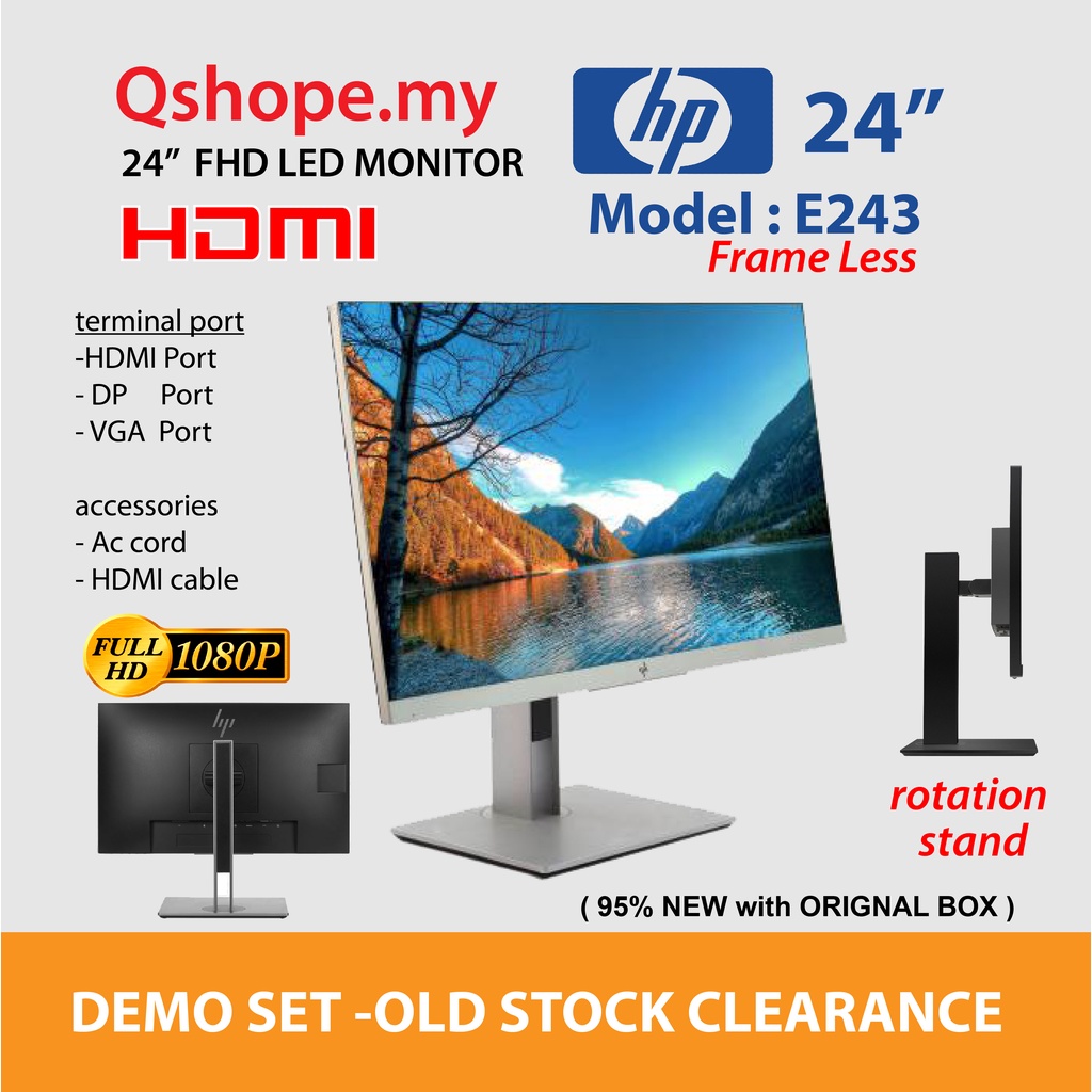 HP MONITOR DEMO SET - STOCK CLEARRANCE | Shopee Malaysia