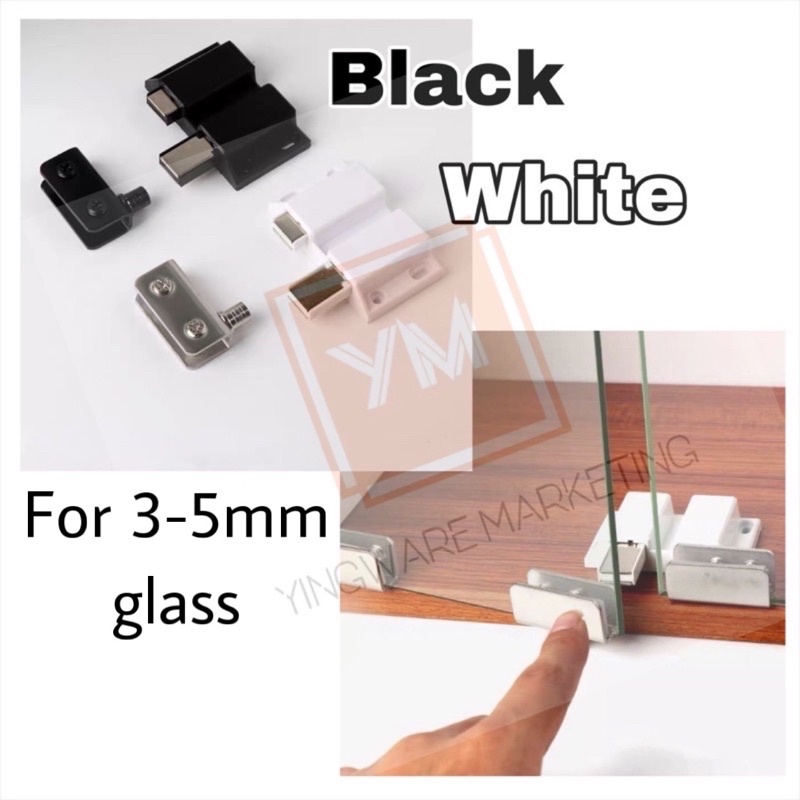 3-5mm Cabinet double glass door magnet magnetic push to open close ...