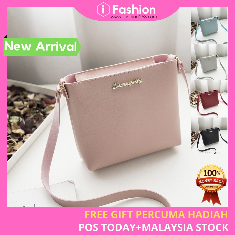 iFASHION Women Crossbody Sling Shoulder Messenger Tote Handbag Bucket ...