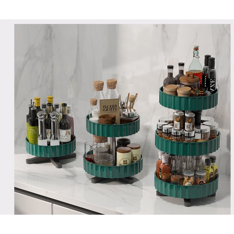 🔥🔥 Readystock Kelantan 🔥🔥 Multifunction Spices Rack Can Rotated For ...