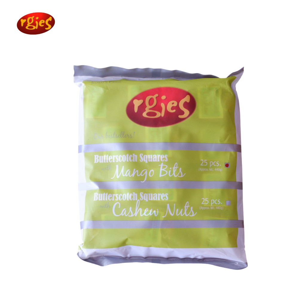 Rgies Butterscotch Squares with Mango Bits 440g (25Pieces/Pack ...
