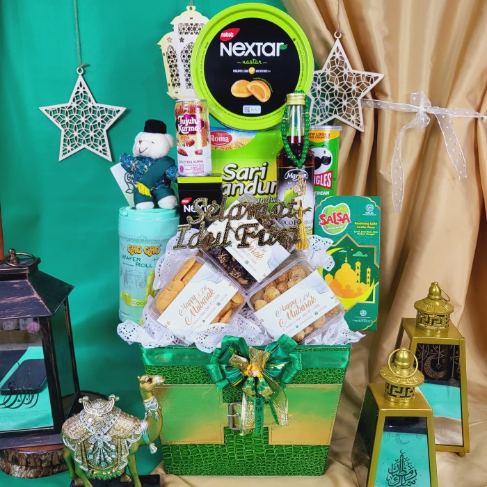 Eid Al-Fitr parcel hampers box Package Ramadan Eid Cookies 40 | Shopee ...