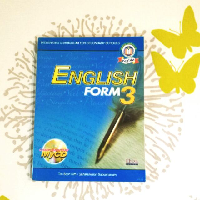 Tingkatan 3 (Form 3) English Textbook | Shopee Malaysia