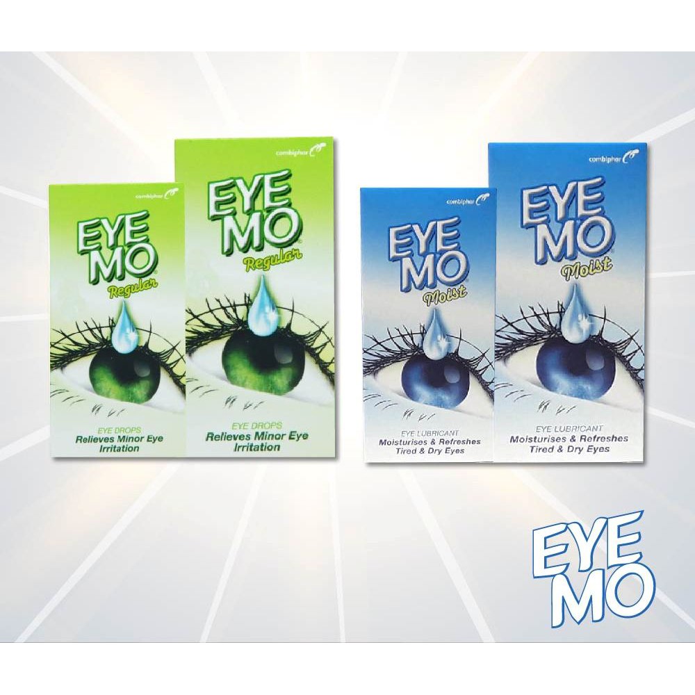 EYE-MO / EYEMO EYE DROPS (REGULAR / MOIST) 7.5ML / 15ML | Shopee Malaysia