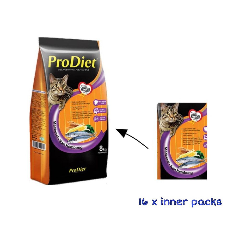 PRODIET 8KG CAT FOOD (OCEAN FISH / MACKERAL / CHICKEN & TUNA / TUNA ...