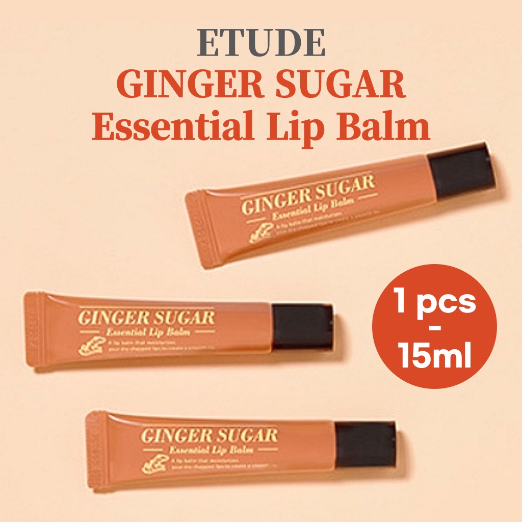 ETUDE House Ginger Sugar Essential Lip Balm 15ml Lip Moisturizing ...