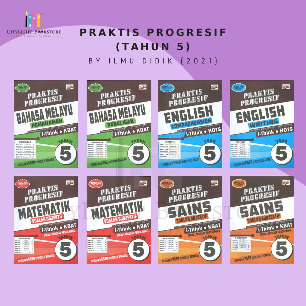[CITYLIGHT] Buku Latihan 2021: Praktis Progresif Tahun 5 - Didik ...