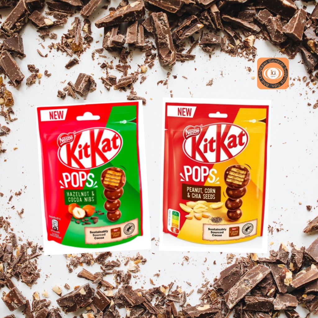 Nestle Kit Kat Pops Milk Chocolate 100g / Nestle Kit Kat Pops Peanut ...