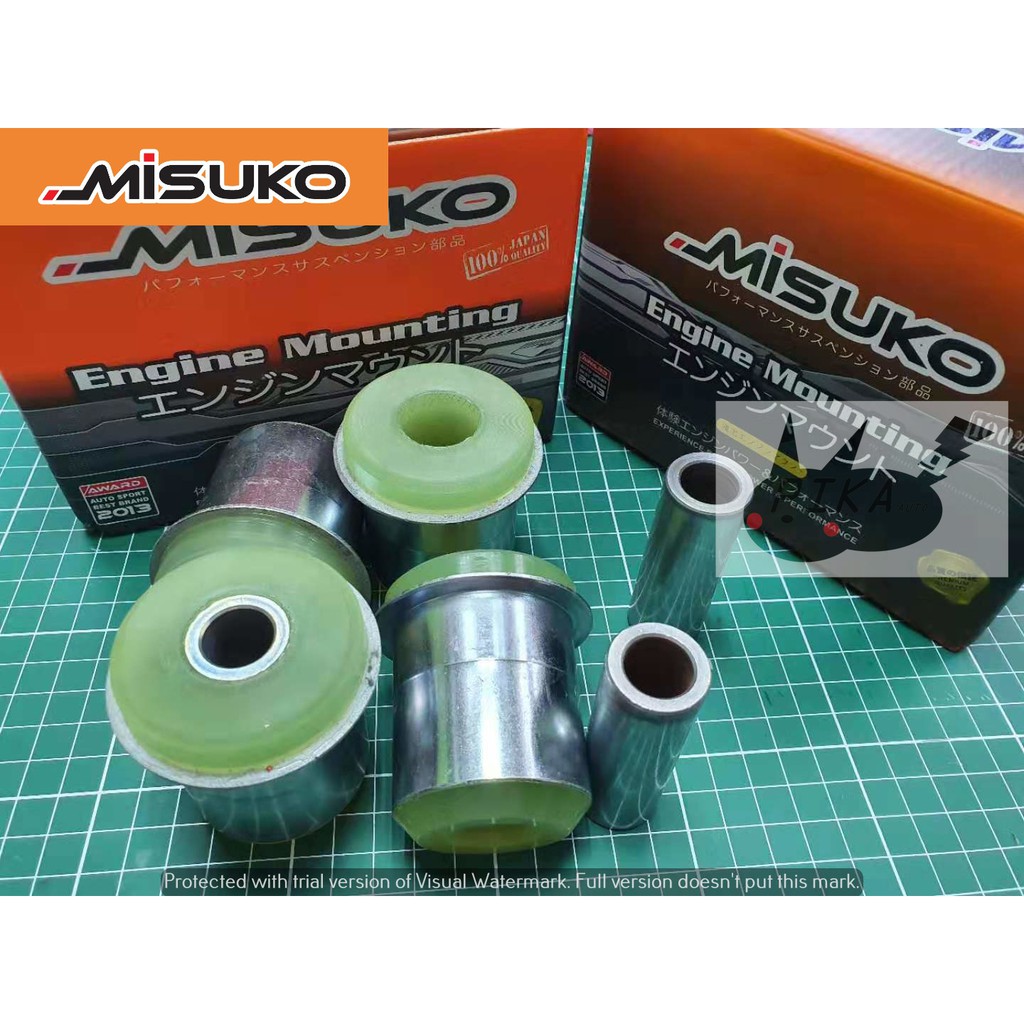 TOYOTA HILUX (KUN25) PU (POLYURETHANE) UPPER ARM BUSH (4PC) MISUKO ...
