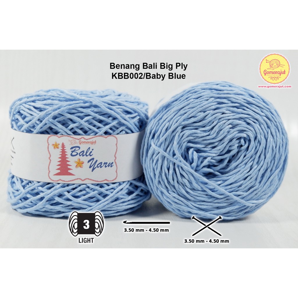 KATUN Gomeknit - Bali Cotton Knitting Yarn Big Ply | Shopee Malaysia